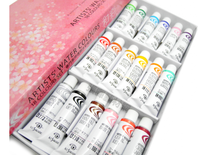 Kusabe日下藝術家級透明水彩 (和彩18/36色)