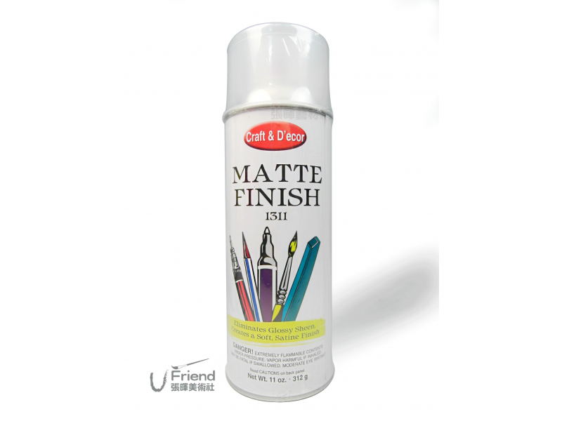 Krylon開朗牌Matte Finish Spray平光透明保護噴膠312g#1311