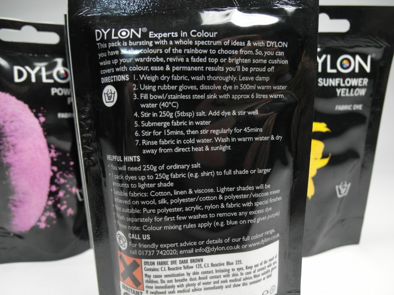 英國DYLON手染布染料(溫染/24色選)