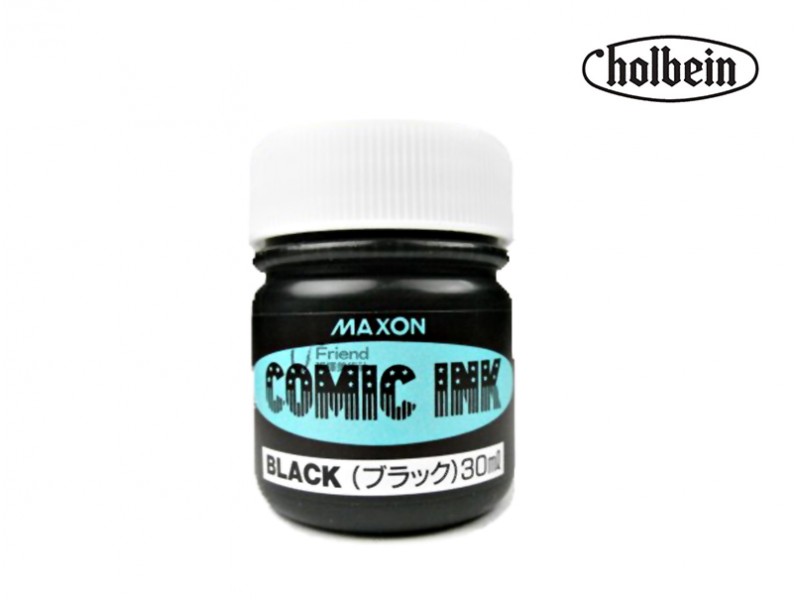 Holbein好賓Maxon Comic Ink漫畫墨水黑色30ml#520102