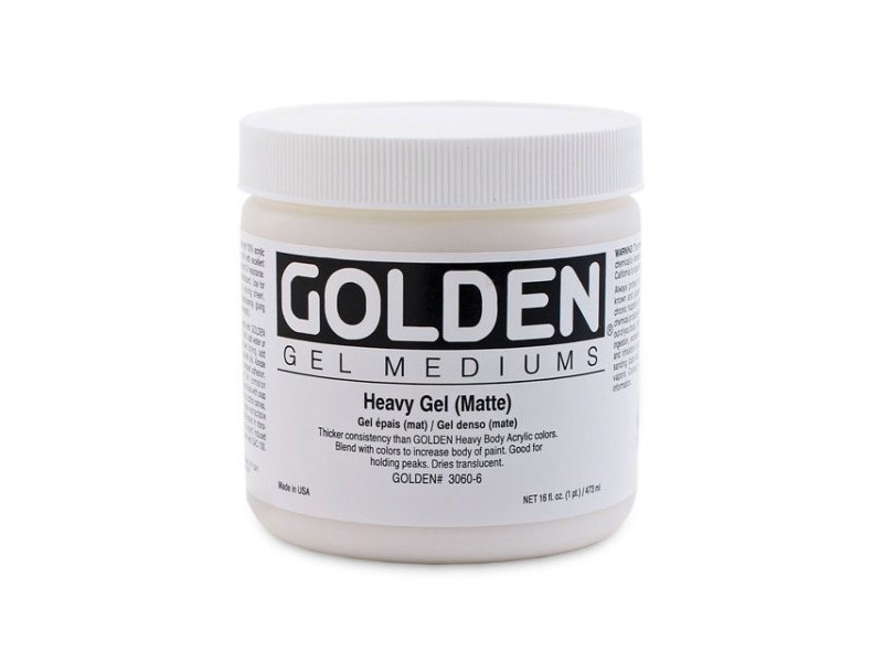 Golden高登Heavy Gel Matte壓克力消光厚塗凝膠(237ml 3060-5/946ml 3060-7/3.78L 3060-8)