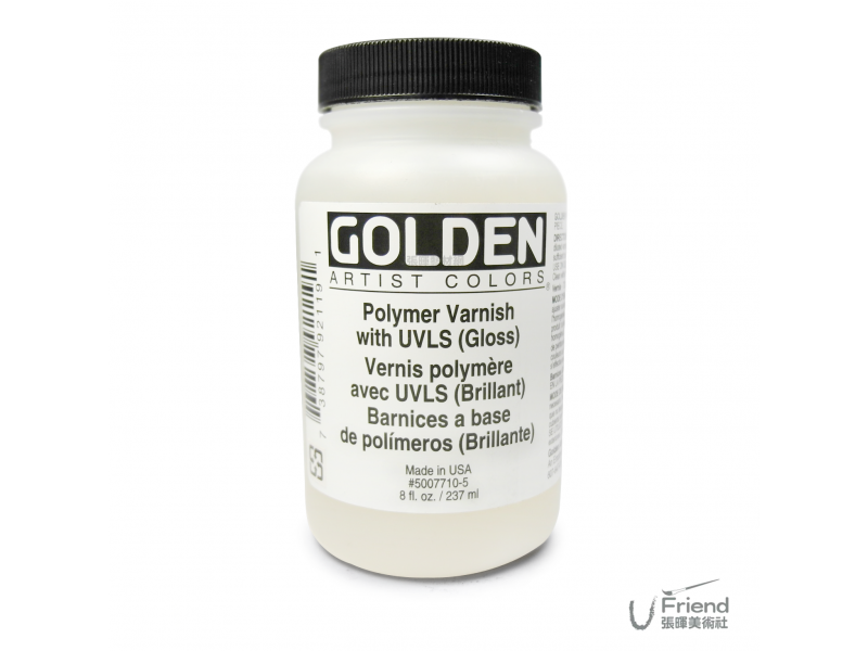 Golden高登Gloss Polymer Varnish with UV壓克力抗紫外光增光凡尼斯(237ml 7710-5 946ml ...