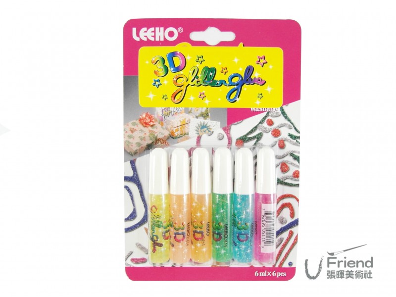 LEEHO 3D金蔥彩繪膠筆